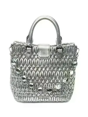 Miu Miu Logo-detail Tote Bag