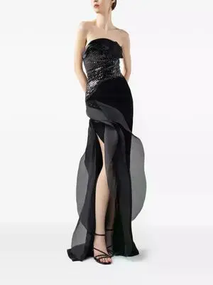 Gaby Charbachy Open Back Evening Dresses