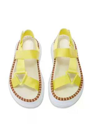 ODISSI Kim Open-toe Sandals - Yellow