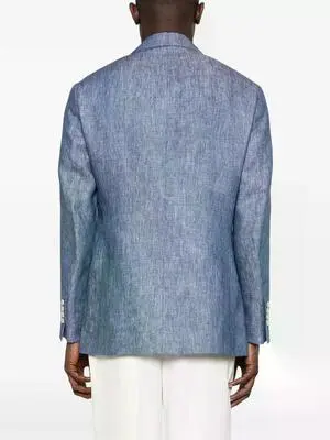 Brunello Cucinelli Double-breasted Linen Jacket