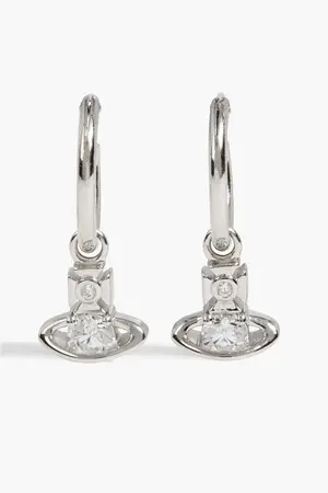 VIVIENNE WESTWOOD Crystal Earrings - Silver