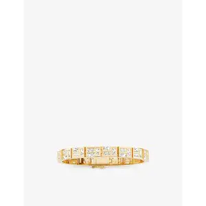 APM MONACO 18ct Yellow-gold Plated Cubic Zirconia Bracelet - 18k Gold Plated