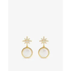 APM MONACO Nacre Météorites Earrings - 18k Gold Plated