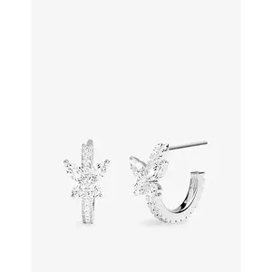 APM MONACO Butterfly Hoop Sterling-silver Earrings - Sterling Sliver