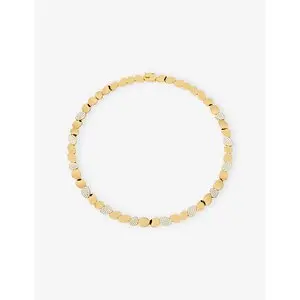 APM MONACO Galet 18ct Gold-plated And Zirconia Choker Necklace - 18k Gold Plated