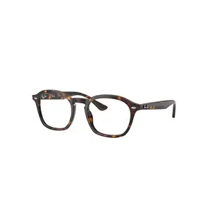 Ray-ban Square Frame Eyeglasses - Havana