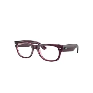 Ray-ban Mega Wayfarer Ii Optics Eyeglasses - Violet & Pink