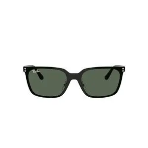 Ray-ban Sunglasses With Square Frame And Grey Lenses - Silver