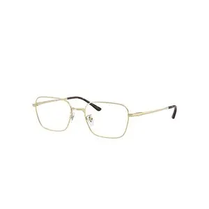 Ray-ban Titanium Square Frame Eyeglasses - Pale Gold