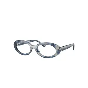 Ray-ban Full Rim Eyeglasses - Opal Blue Havana