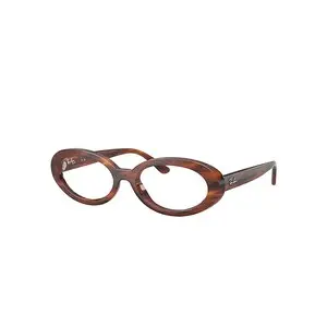 Ray-ban Full Rim Eyeglasses - Striped Havana