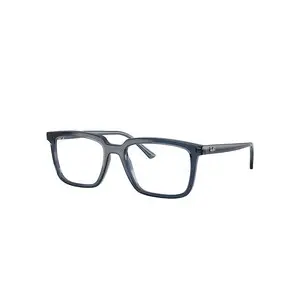 Ray-ban Full Rim Rectangle Eyeglasses - Transparent Blue