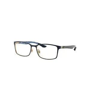 Ray-ban Full Rim Rectangle Eyeglasses - Arista Gold
