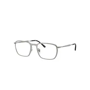 Women's rectangular stainless steel eyeglasses