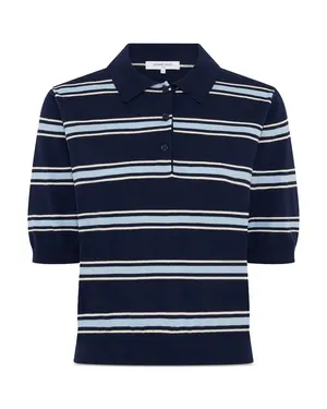 Gerard Darel Leila Stripe Polo Top