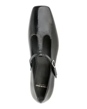 VAGABOND SHOEMAKERS Debbi Leather T-strap Flats - Black