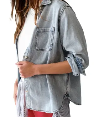 Marine Layer Jane Denim Shirt