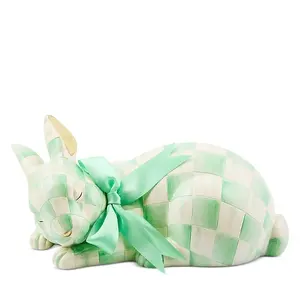 MACKENZIE-CHILDS Check Fluffy Bunny - Mint