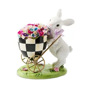 MACKENZIE-CHILDS Spring Bunny Egg Cart - Frolic