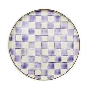 MACKENZIE-CHILDS Check Round Tray