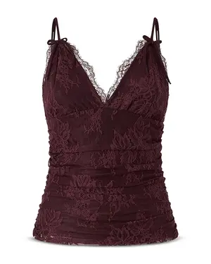 Pinko Lace Up Tops