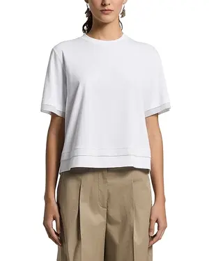 Peserico Layered Hem Tee