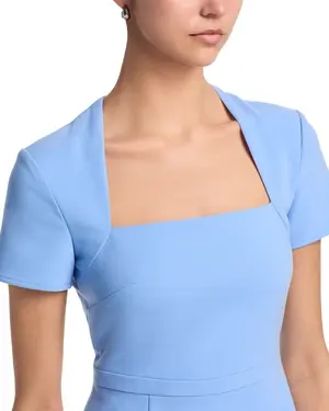 French Connection Whisper Mini Dress - Blue Hydrangea