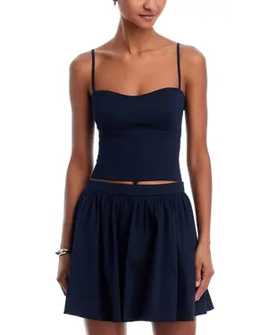 French Connection Sateen Bustier Cami - Marine
