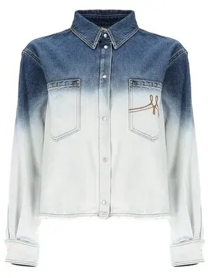 Marni Shirt With Logo Embroidery - White