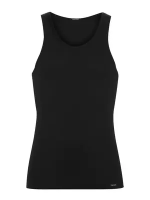 TOM FORD Tank Top With Logo - Black