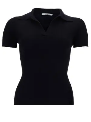Max Mara Collared Top - Blue