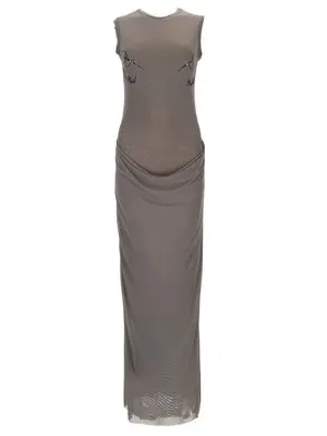 JEAN PAUL GAULTIER Needles Long Dress - Grey