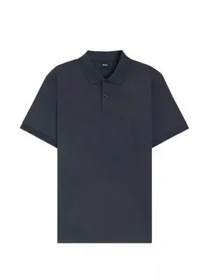 BOSS Textured Short-sleeved Polo Shirt