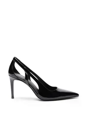 STUART WEITZMAN Cut-out Pointed Pumps - Black