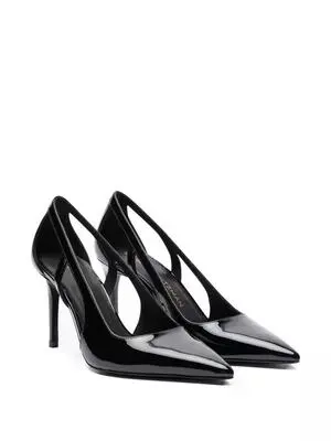 STUART WEITZMAN Cut-out Pointed Pumps - Black