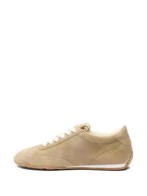 STUART WEITZMAN Suede Low Top Sneakers