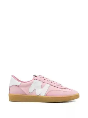 MSGM Calf Leather Logo Sneakers