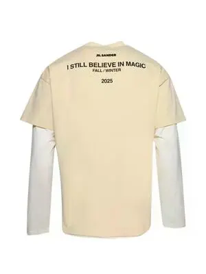 JIL SANDER Layered T-shirt - Neutrals
