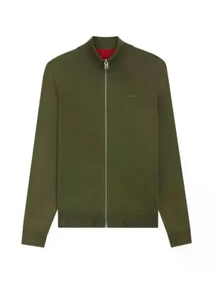 Hugo Zip-up Cotton Jacket - Green