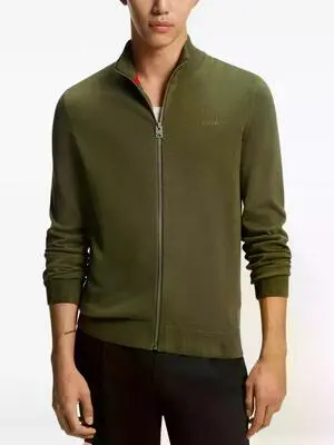 Hugo Zip-up Cotton Jacket - Green