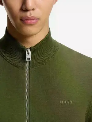 Hugo Zip-up Cotton Jacket - Green