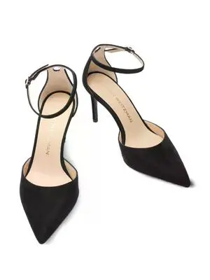 STUART WEITZMAN 85mm Ankle-strap Pointed Pumps