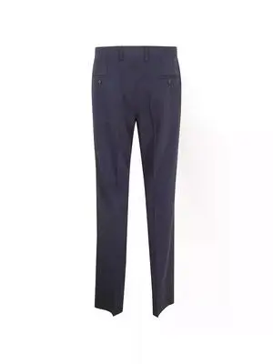 LARDINI Belt Loops Trousers - Blue