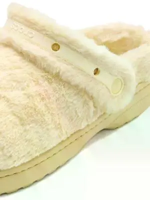 CROCS Furry Mules - Neutrals