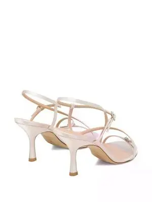 STUART WEITZMAN Kensington Crystal-embellished Heeled Sandals