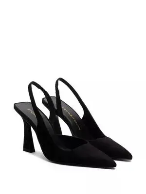 STUART WEITZMAN Vinnie Pointed D'orsay Slingback Pumps
