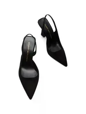 STUART WEITZMAN Vinnie Pointed D'orsay Slingback Pumps