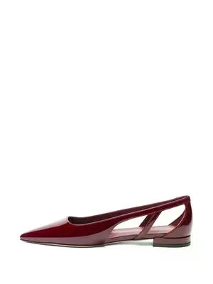 STUART WEITZMAN Cut-out Ballet Flats
