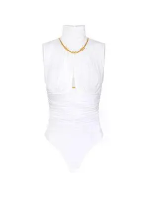 Elisabetta Franchi Zip Up Bodysuits