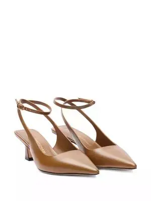 STUART WEITZMAN Vinnie 50 Squared Strap Pumps